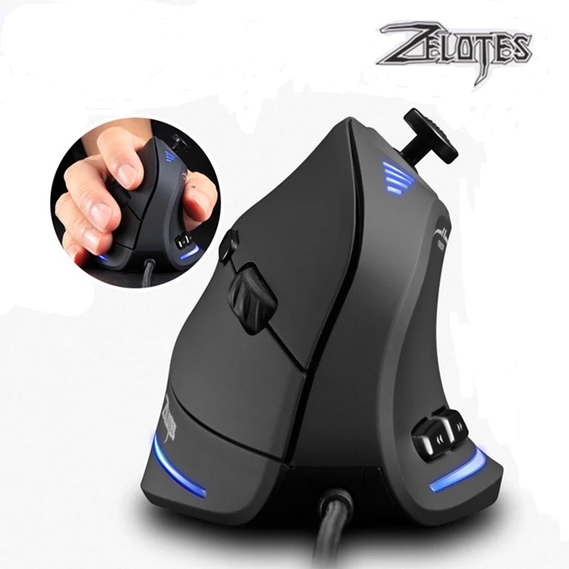 ZELOTES C-18 Vertical Gaming Mouse 10000 DPI Progr... – Grandado