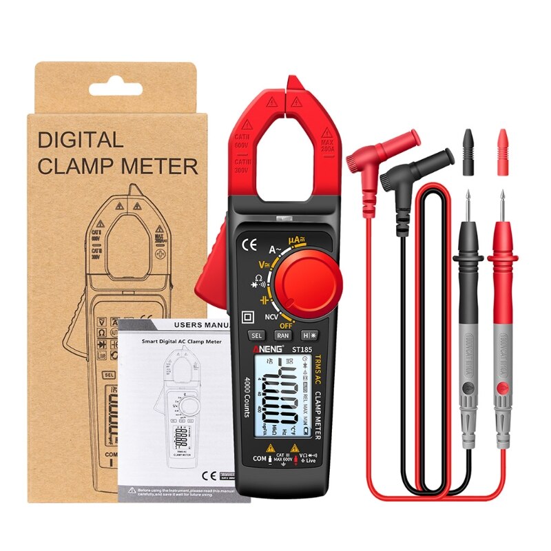 Clamp Meter Pass Voltage Meter AC DC Voltage Teste... – Vicedeal