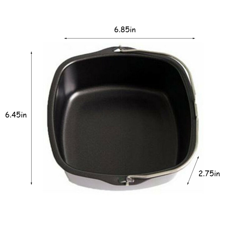 1.3L Electric Air Fryer Basket Non-stick Baking Di... – Grandado