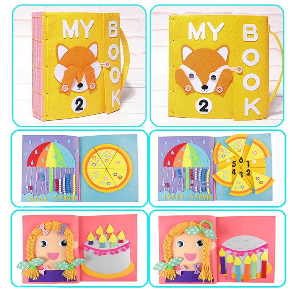 Handmade DIY Felt Book Soft Nonwoven Toys For Kids... – Grandado