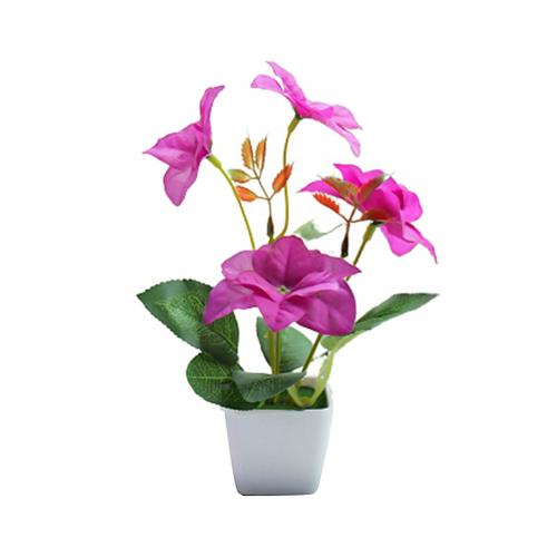 Planta de flor artificial pote plástico bonsai jar... – Vicedeal