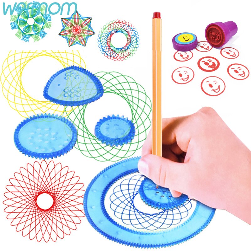 WARMOM Children's Drawing Template Ruler Pattern R... – Grandado