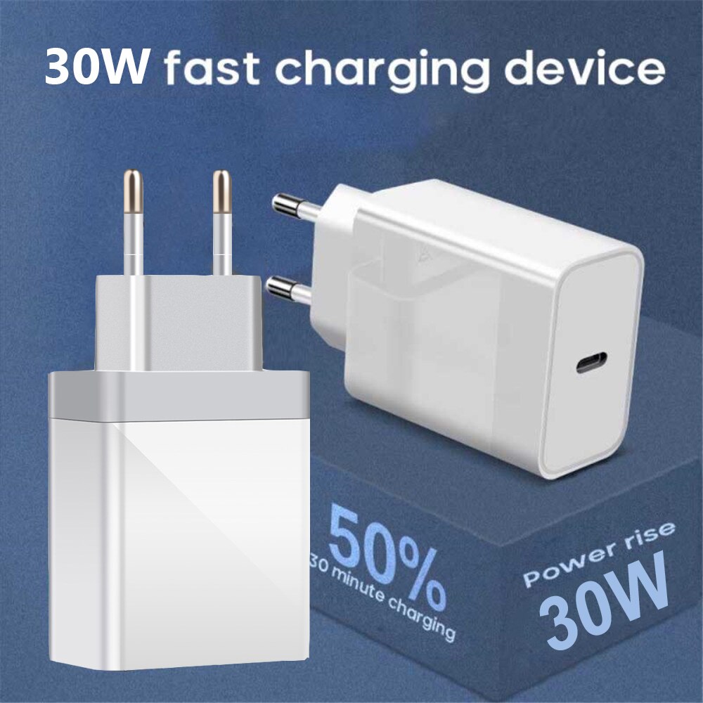 PD 30W Fast Charging USB C Charger For iphone 12 M... – Grandado