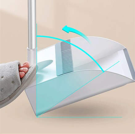 Innovative magnetic suction folding broom set home... – Grandado