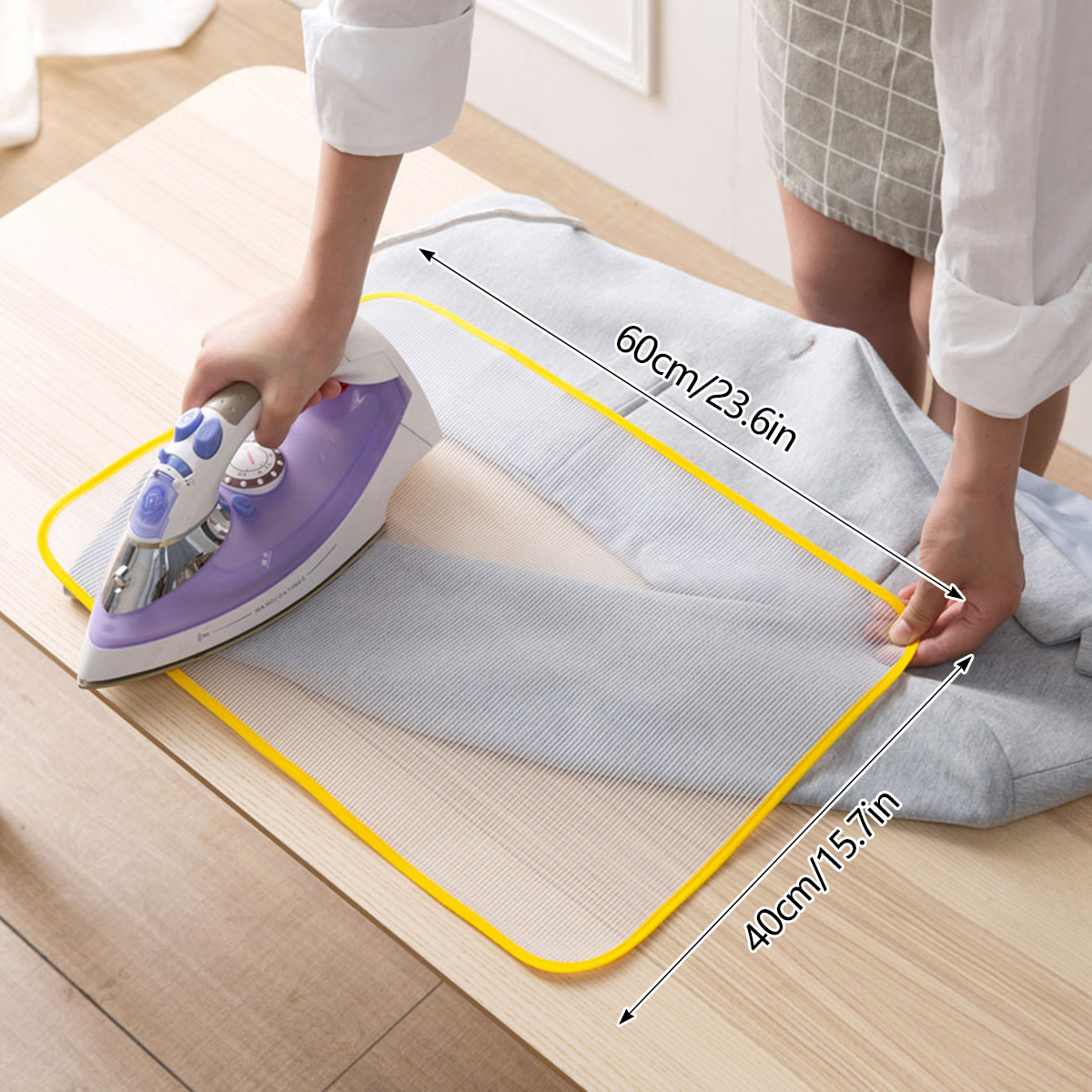 100% Cotton Ironing Board Cover Thick Padding Resi... – Vicedeal