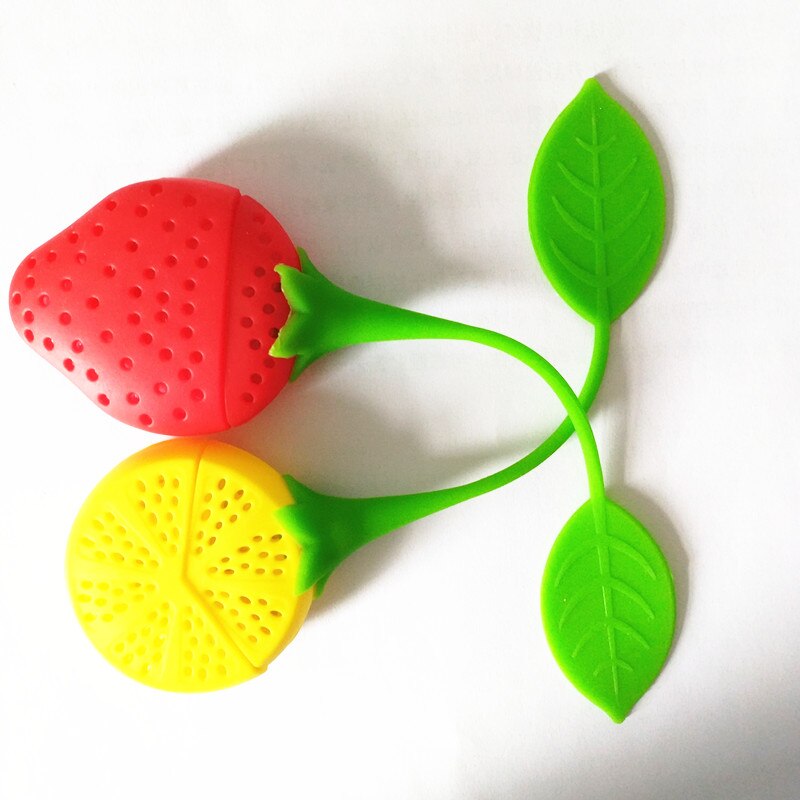 1PCS Silicone Strawberry + 1PCS Lemon Loose Tea Le... – Grandado