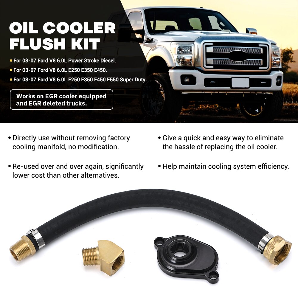 Oil Cooler Flush Kit Back Flush Tool For 03-07 For... – Grandado