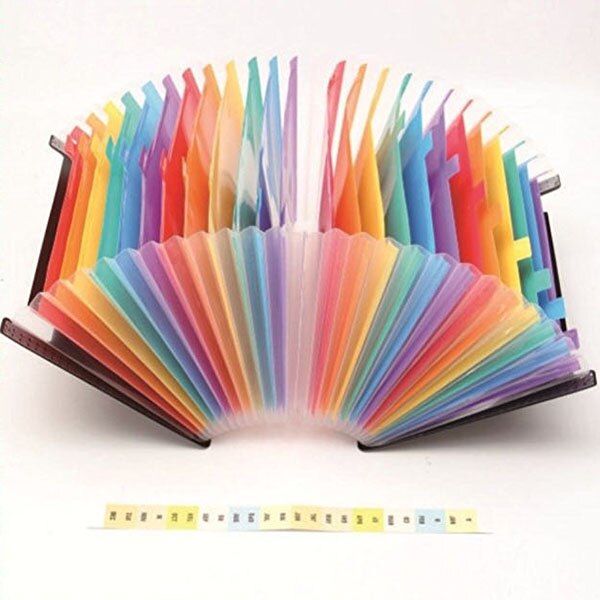 12 Pockets Expanding Files Folder/ A4 Expandable F... – Grandado