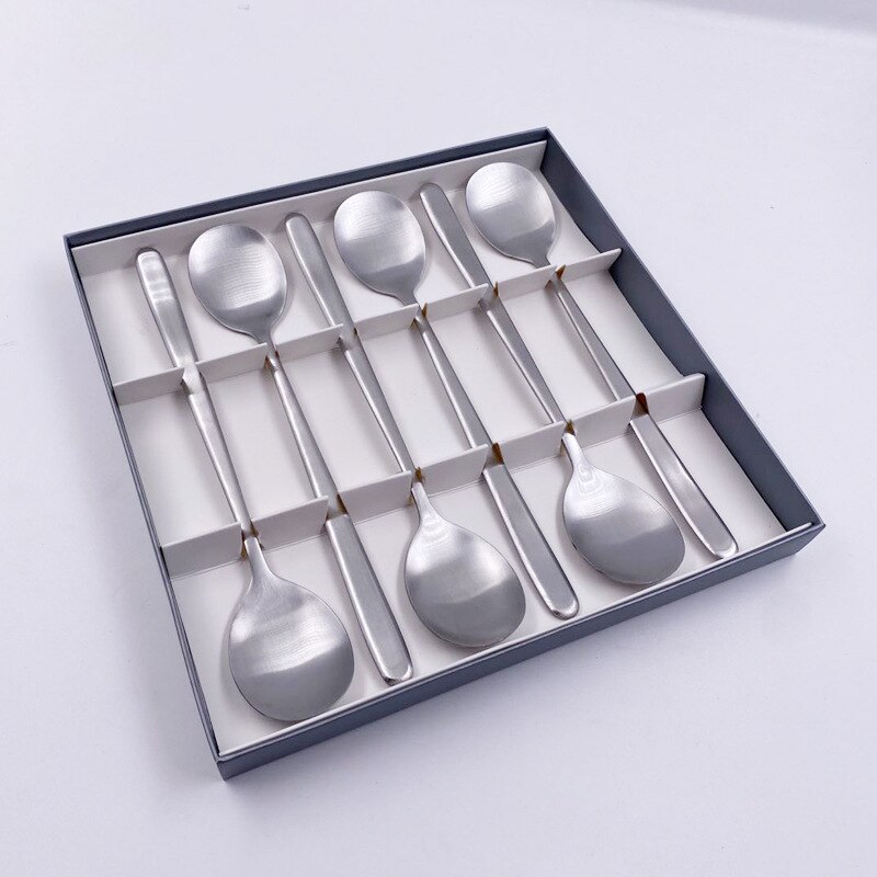 Stainless steel 304 spoon 6-Piece box – Grandado