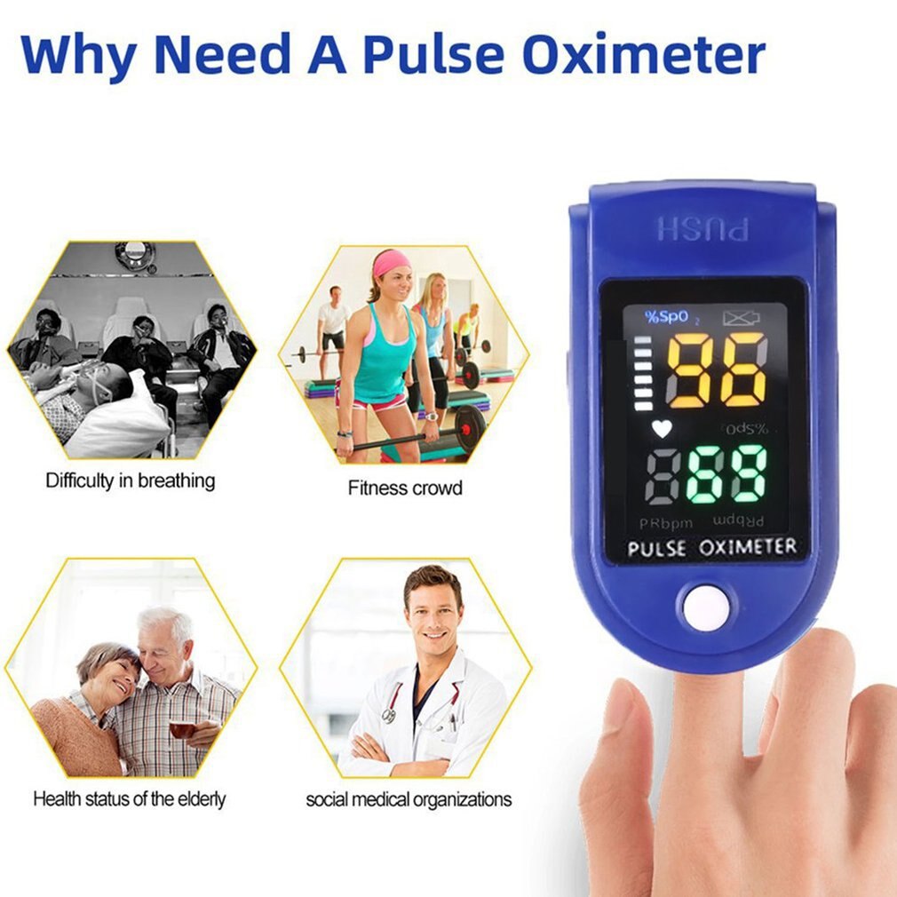 Finger Oximeter Digital Fingertip Pulse Oximeter B... – Grandado