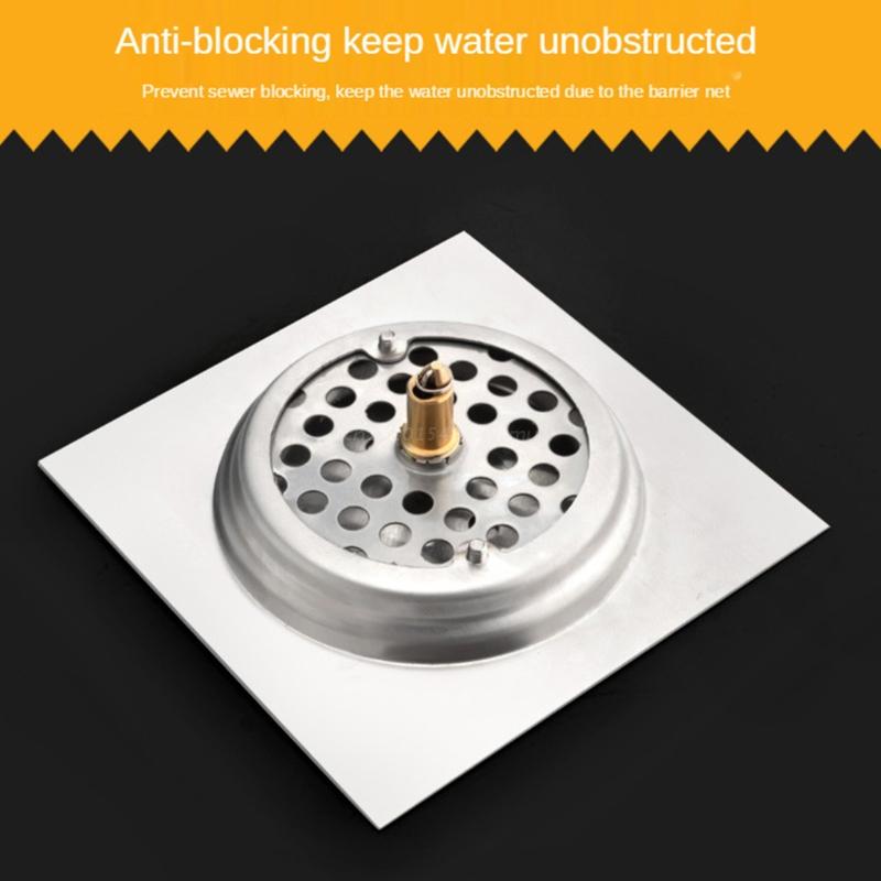Q81C Bathroom Bouncing Drain Waste Cover Floor Dra... – Vicedeal