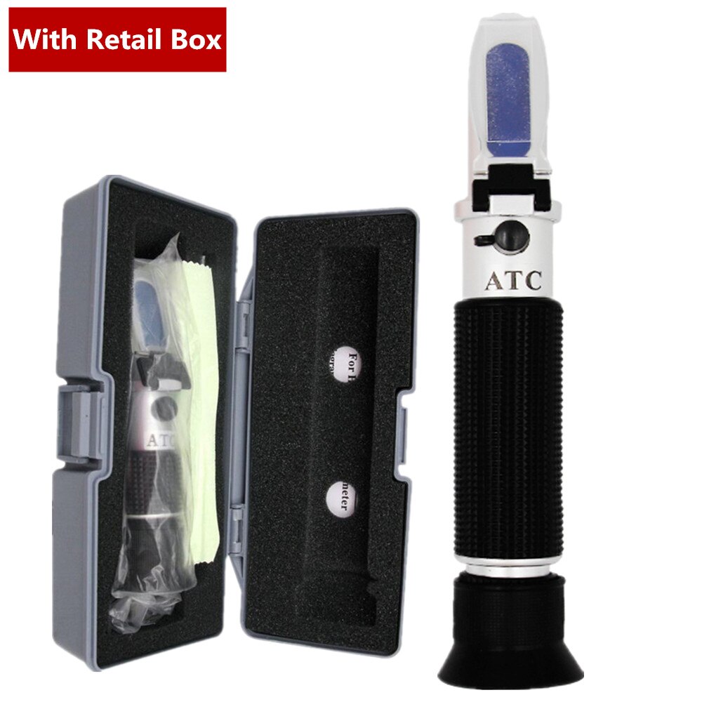 Handheld Brix Refractometer 0-10% Brix Met Atc Lag... – Vicedeal