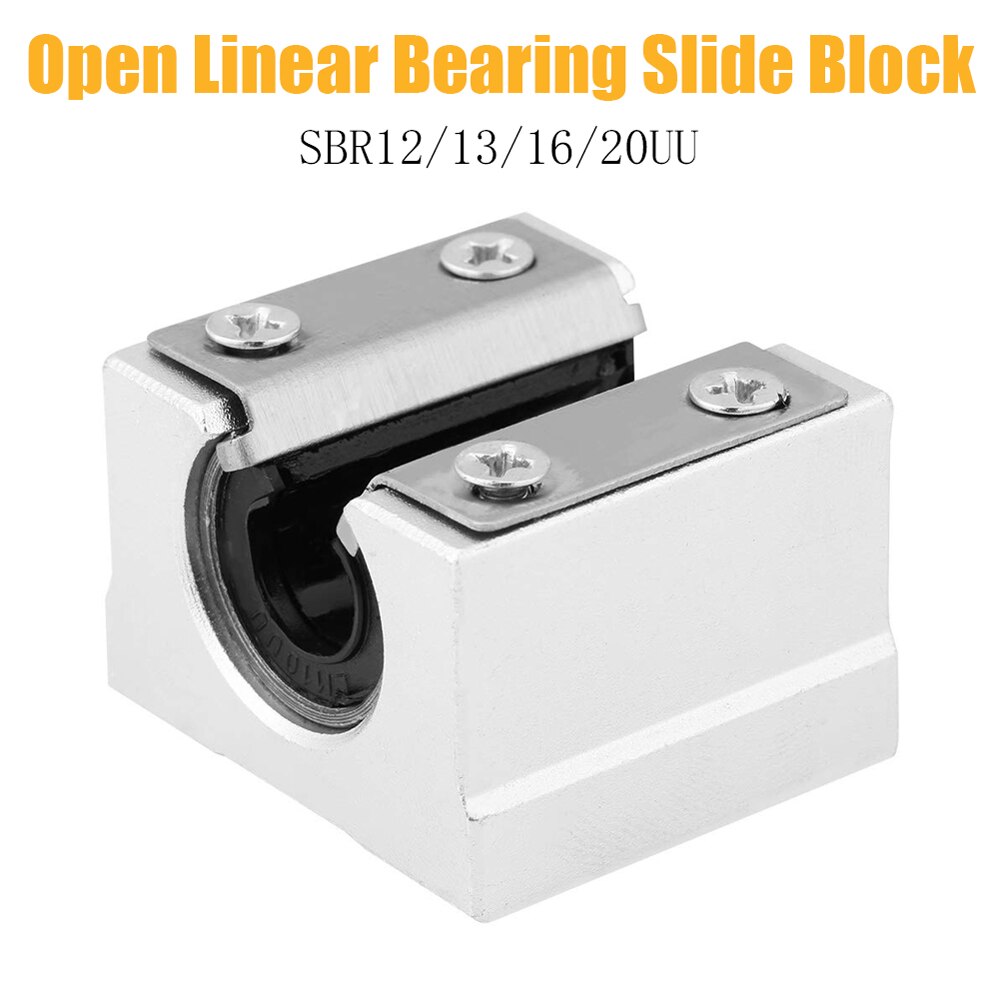 SBR 12-20UU 12-20mm Aluminum Open Linear Motion Be... – Grandado