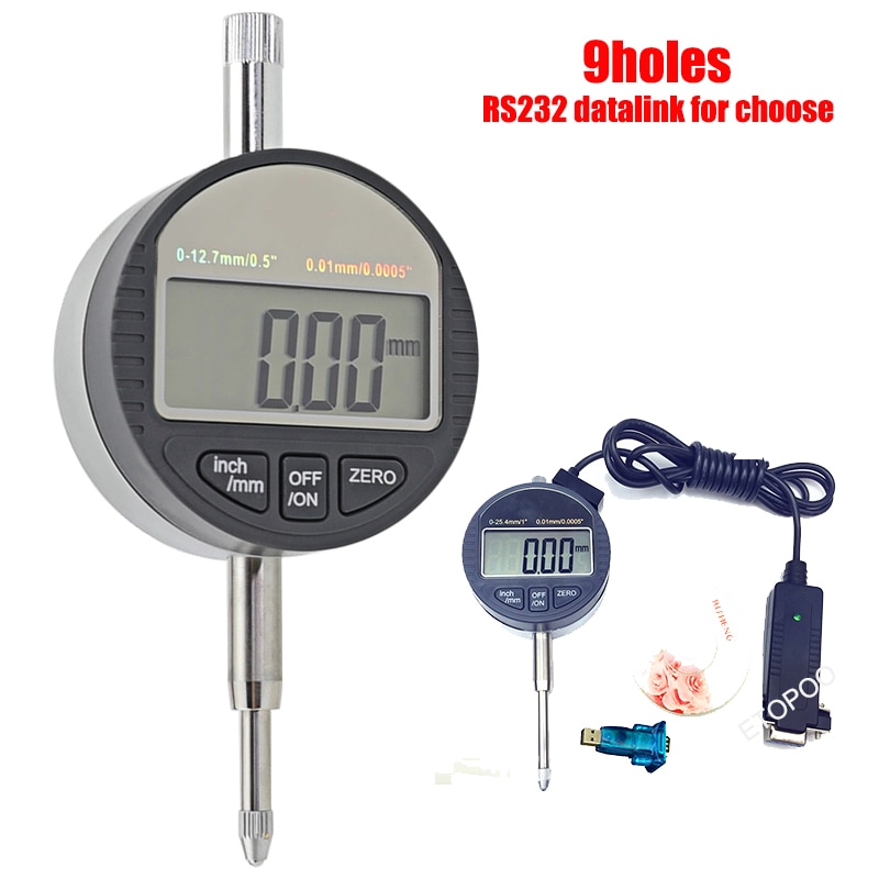 4 size digital indicator 0-12.7mm/0-25.4mm 0.001mm... – Grandado