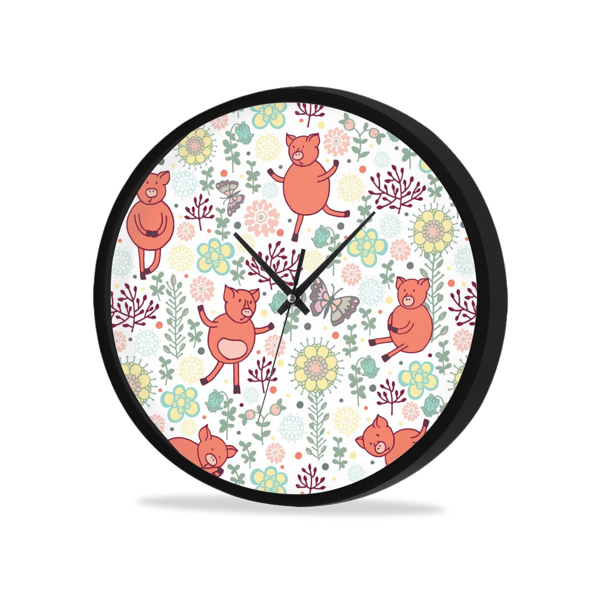 3D printing Animal World Zoo Round wall clock diy ... – Grandado