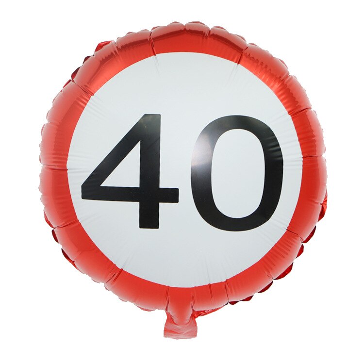 Traffic signs White Red Color 18/30/40/50/60 Numbe... – Grandado