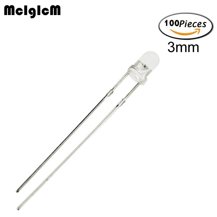 MCIGICM 100pcs LED 3mm 940nm IR Infrared Emitting ... – Grandado