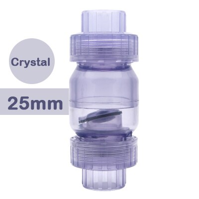25mm 32mm Transparent Check Valve PVC One Way Non ... – Grandado