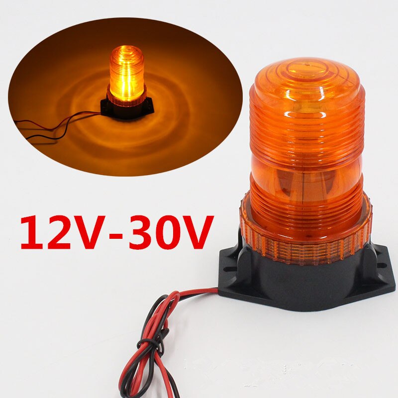 DC12V 24V Yellow Car Truck Strobe Flash Beacon War... – Grandado