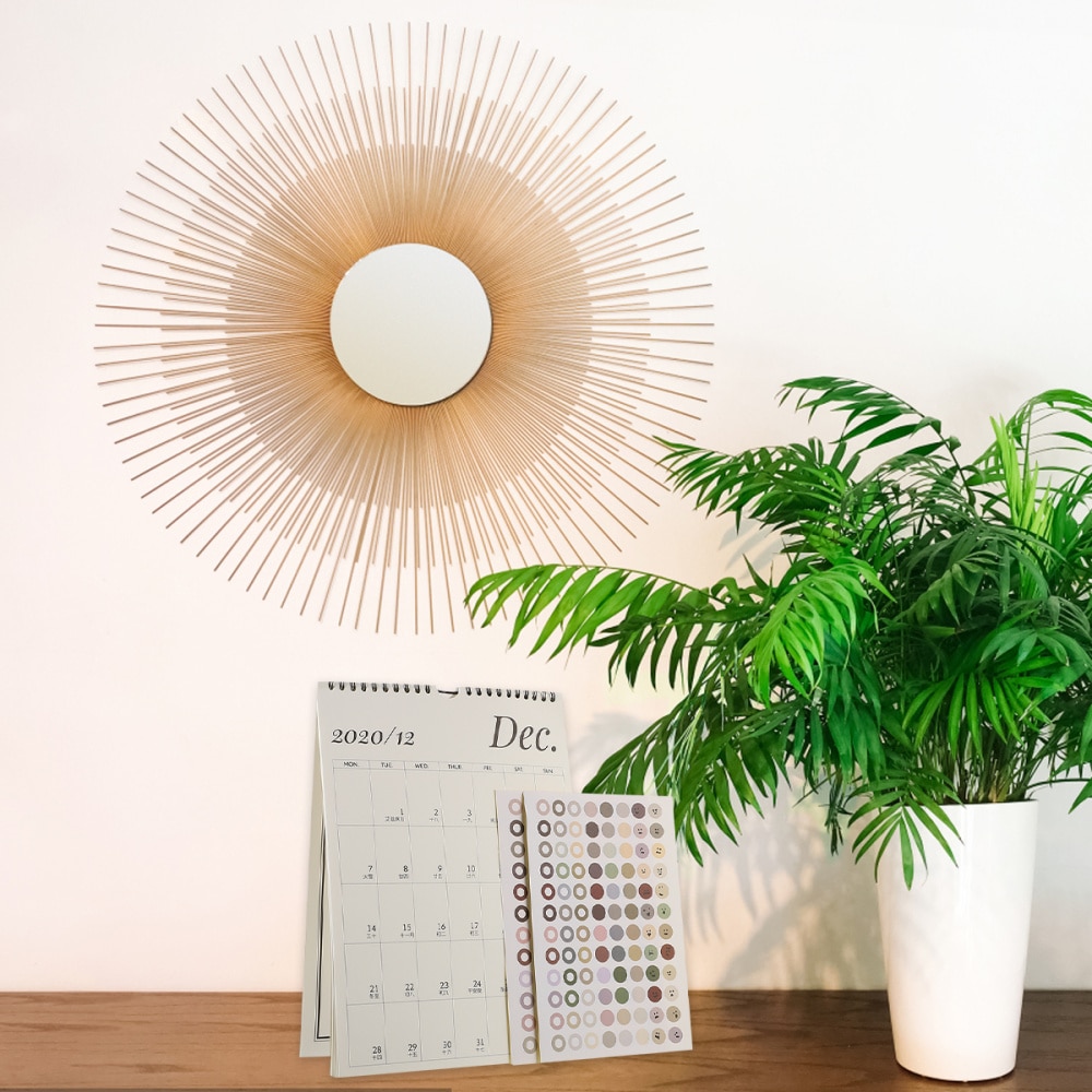 Wall Simple Hanging Calendar Paper Tearable Schedule Calendar Vertical