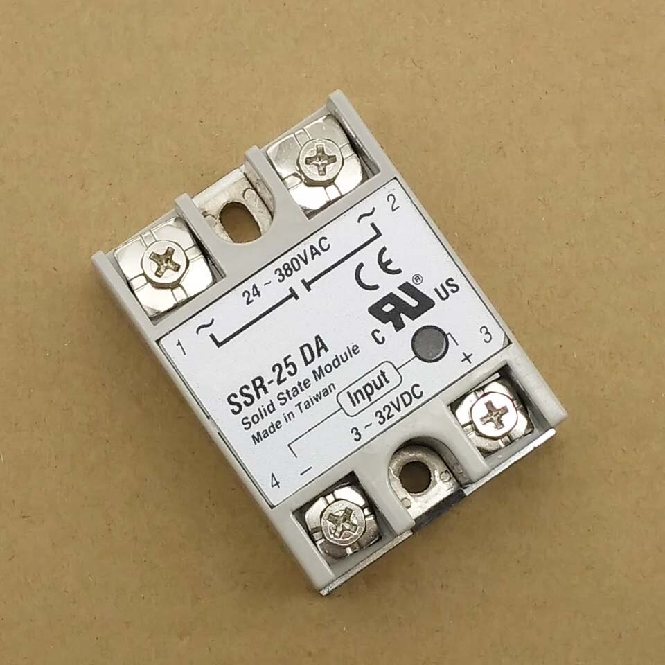 Solid State Relais SSR-25DA 25A 5-24VDC Om 24-380V... – Vicedeal