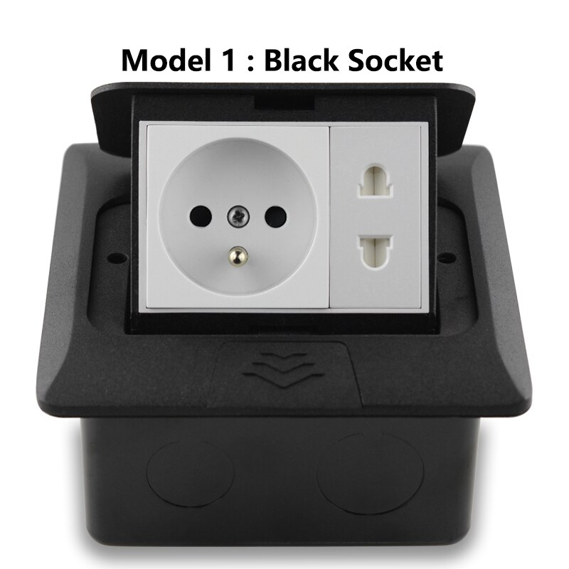 16A France Standard Socket Universal 2 Pin With US... – Vicedeal