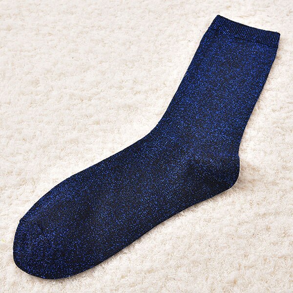 Top Women's Novelty Glitter Socks.Thin Gold Sliver... – Grandado