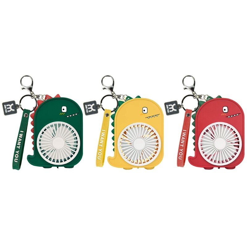 Handheld Fan Dinosaur Mini Sleutelhanger Fan Voor ... – Grandado