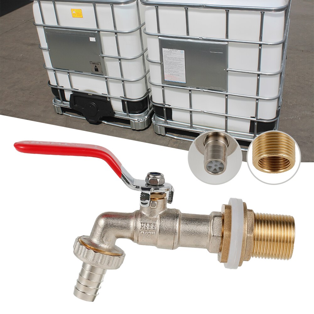 IBC Tank Tap Adapter Durable Brass Water Butt Adap... – Grandado