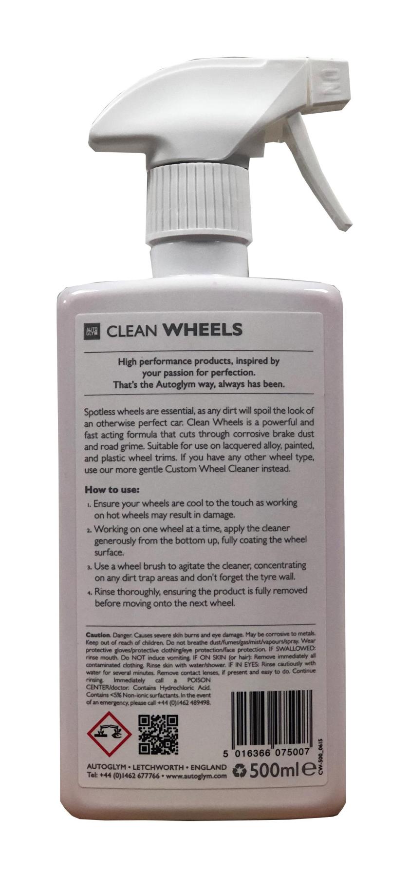 AutoGlym Clean Wheels Rim Cleaner 500 ml – Grandado