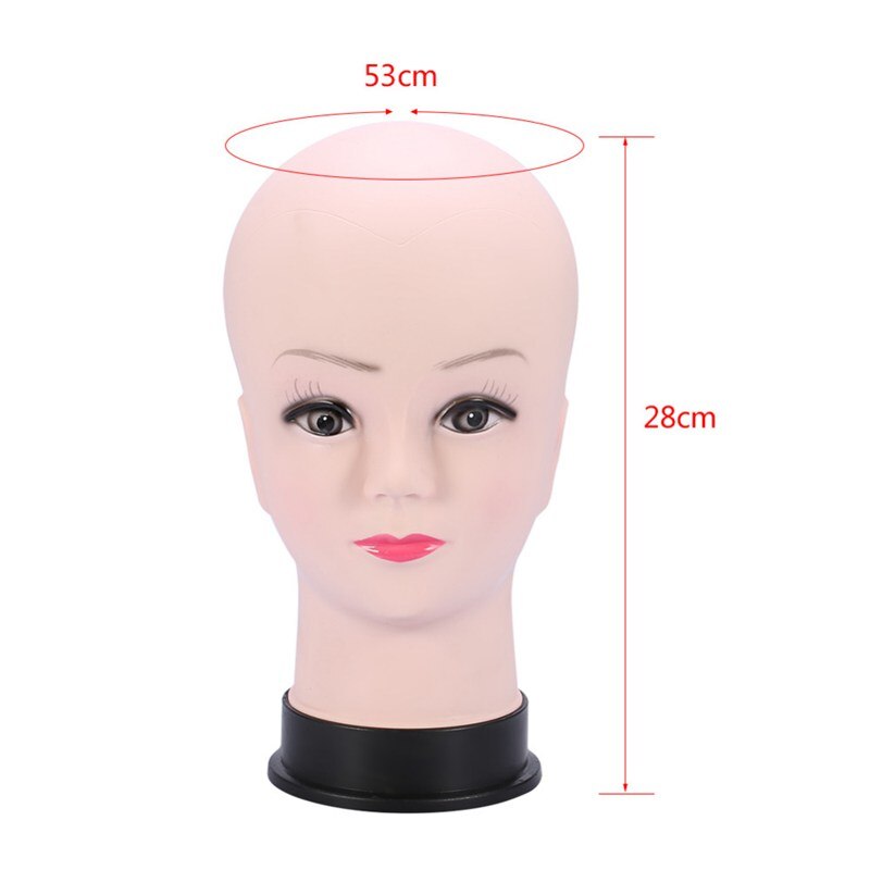 PVC Mannequin Head Model Female Wig Making Hat Dis... – Grandado