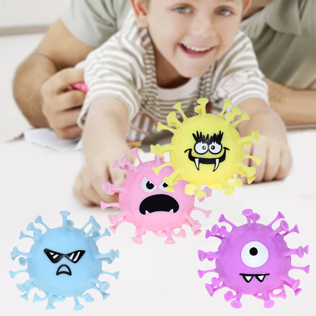 4 Pieces Novelty EVA Squeeze Toy Stress Relief Rel... – Grandado