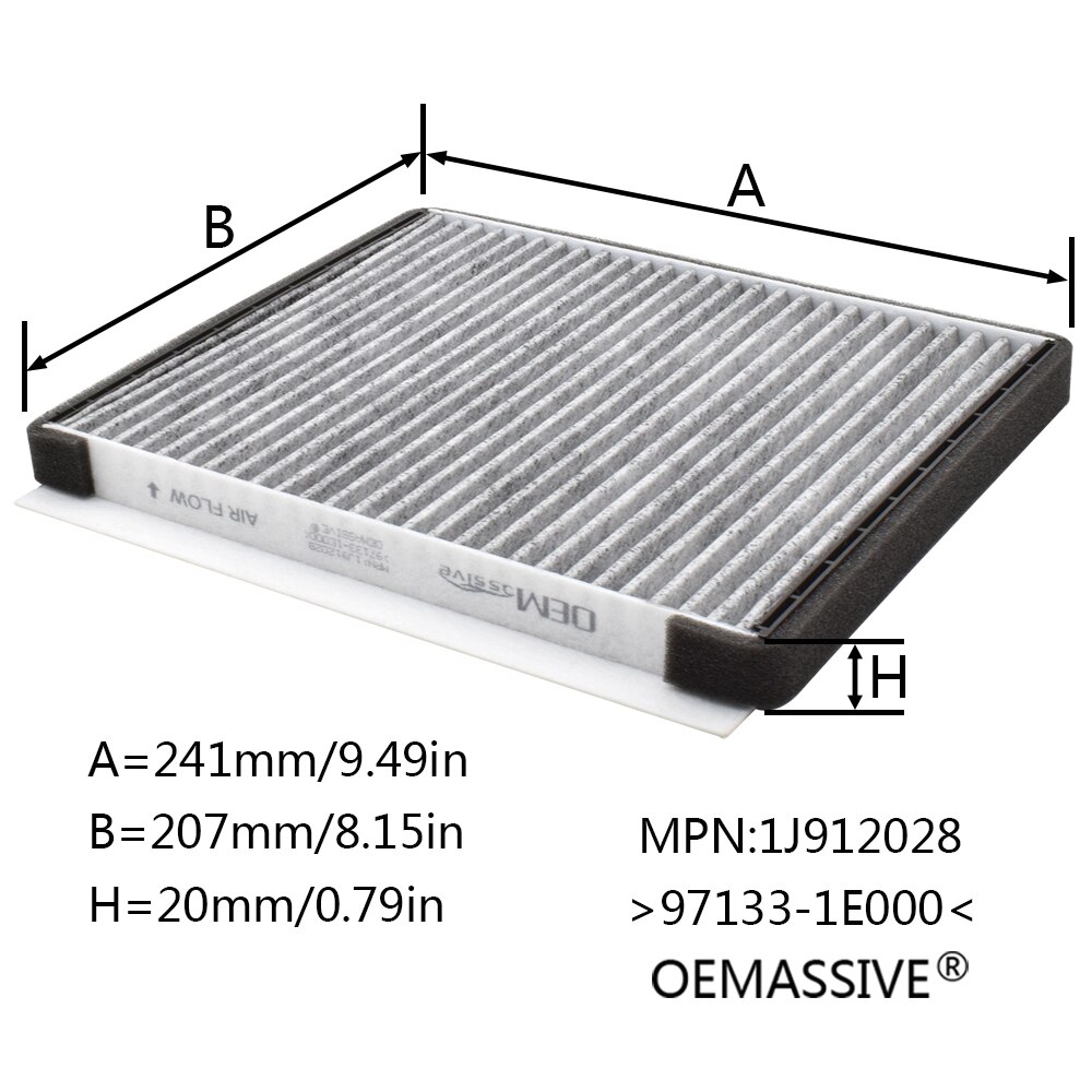 Auto-accessoires Actieve Kool Pollen Cabine Luchtf... – Vicedeal