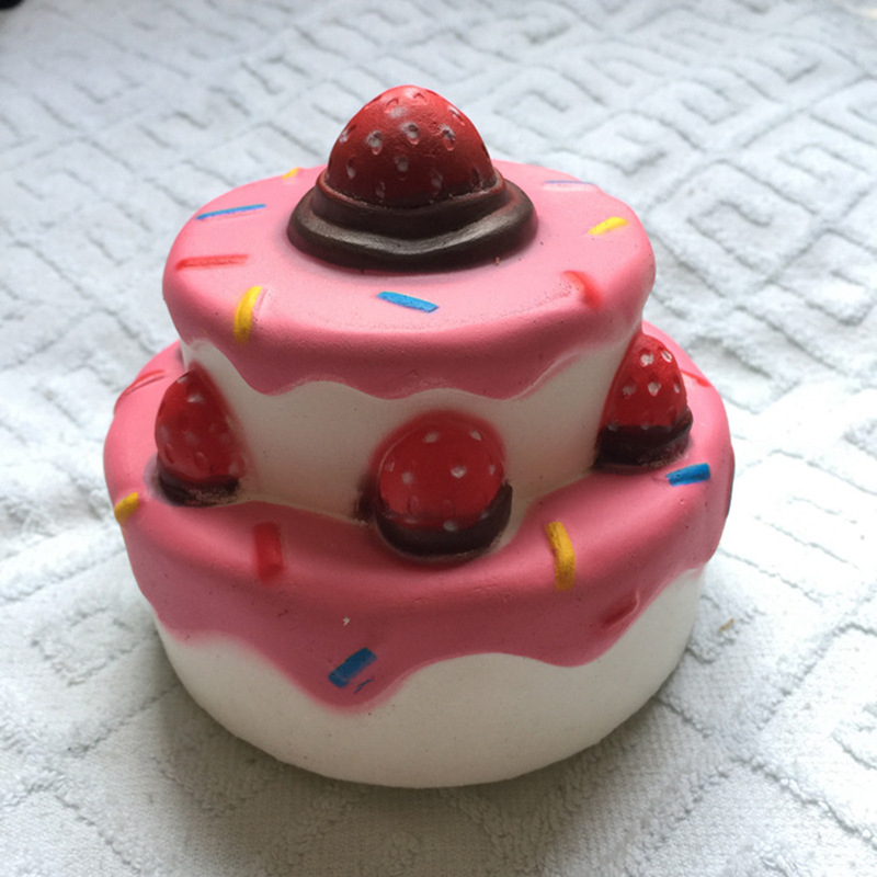 Soft Jumbo Kawaii Squishy Squishy 2-Layer Strawber... – Vicedeal