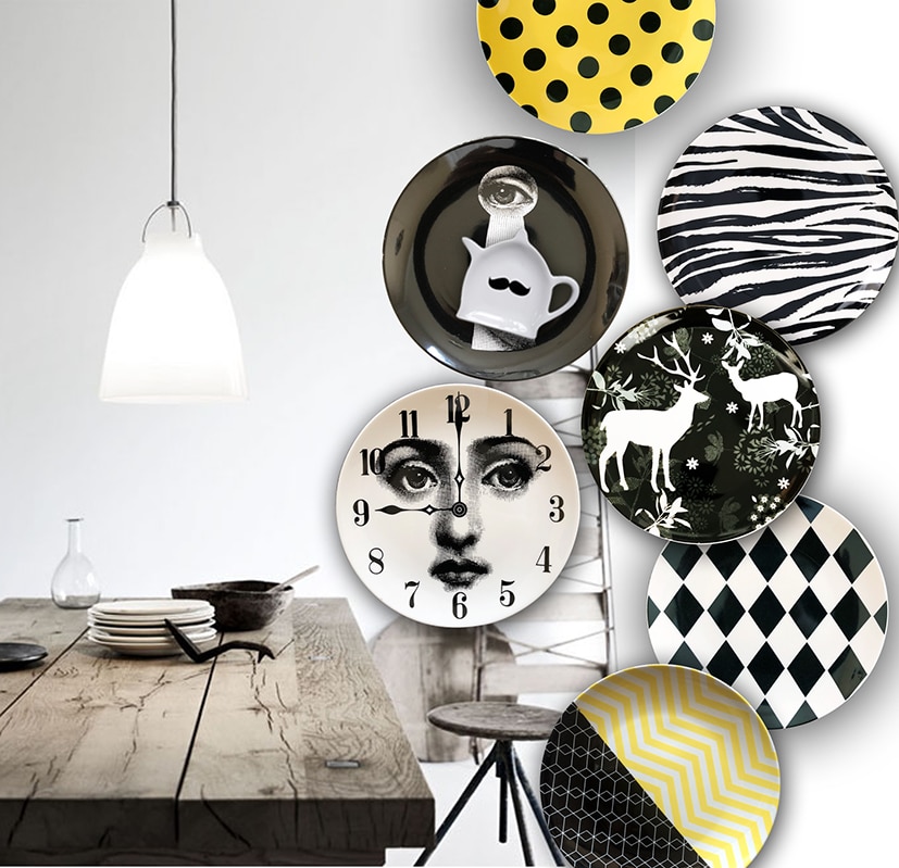 8 inch Geometry ceramic Dinner Plate dish dessert ... – Vicedeal