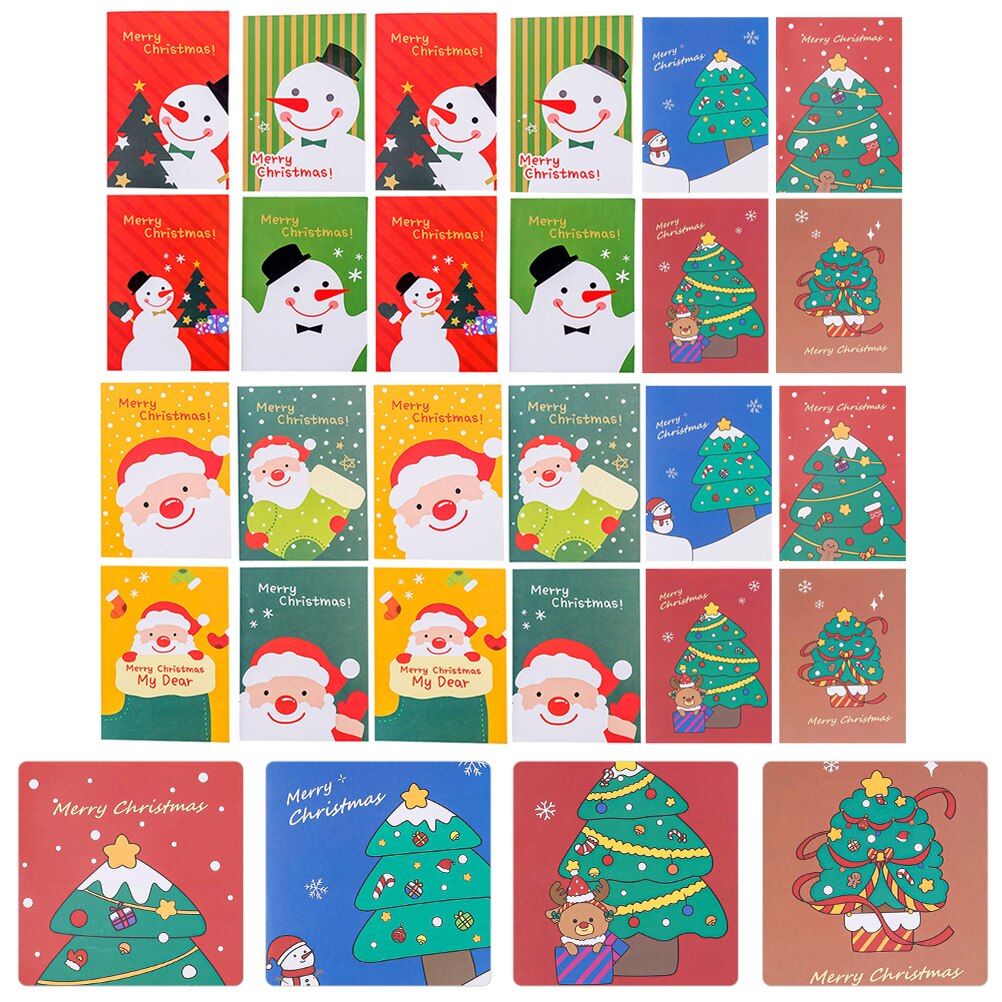 24pcs Christmas Style Pocket Notebook Christmas Pa... – Grandado