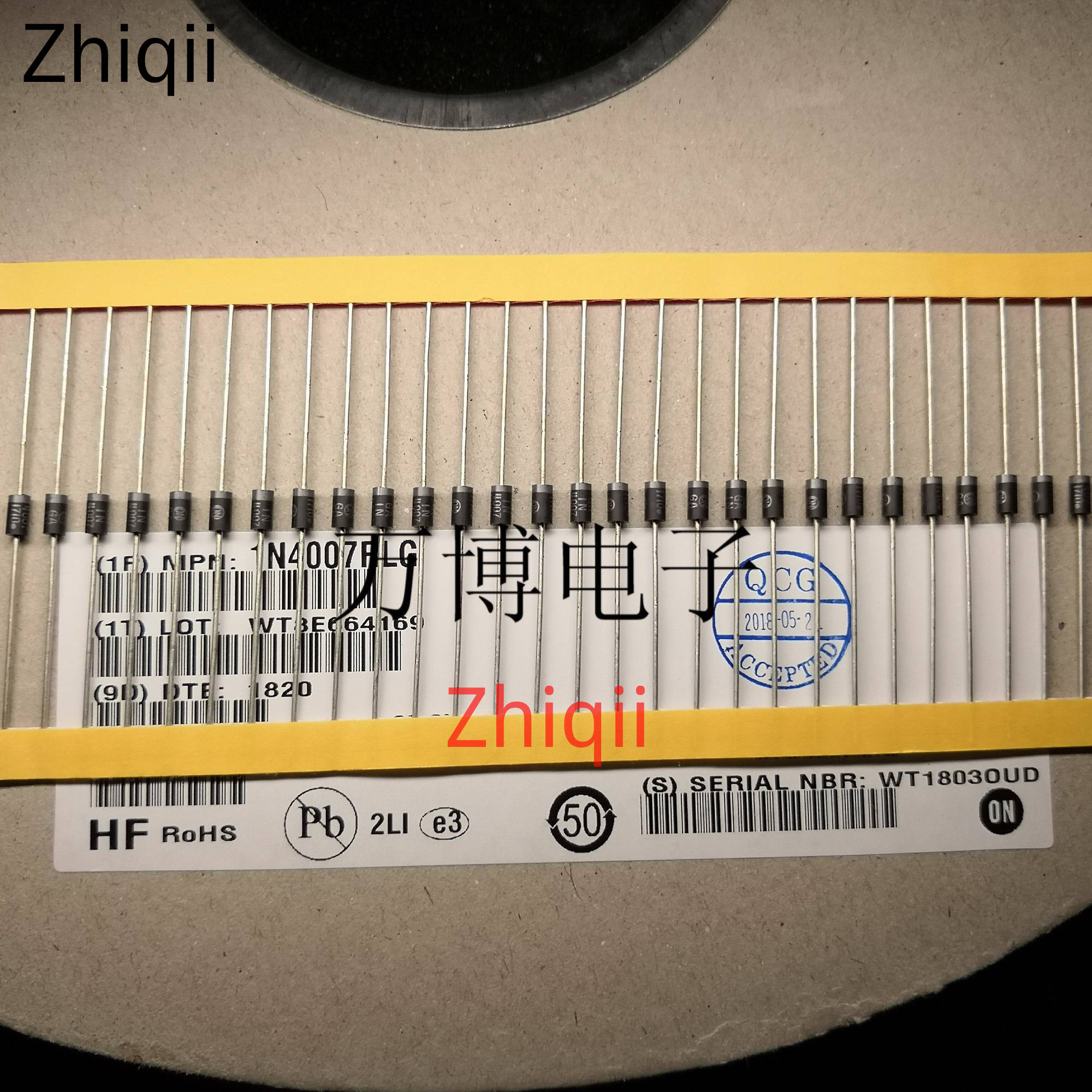 50 teile/los AUF 1N4007 Neue Original Diode 1N4007... – Grandado