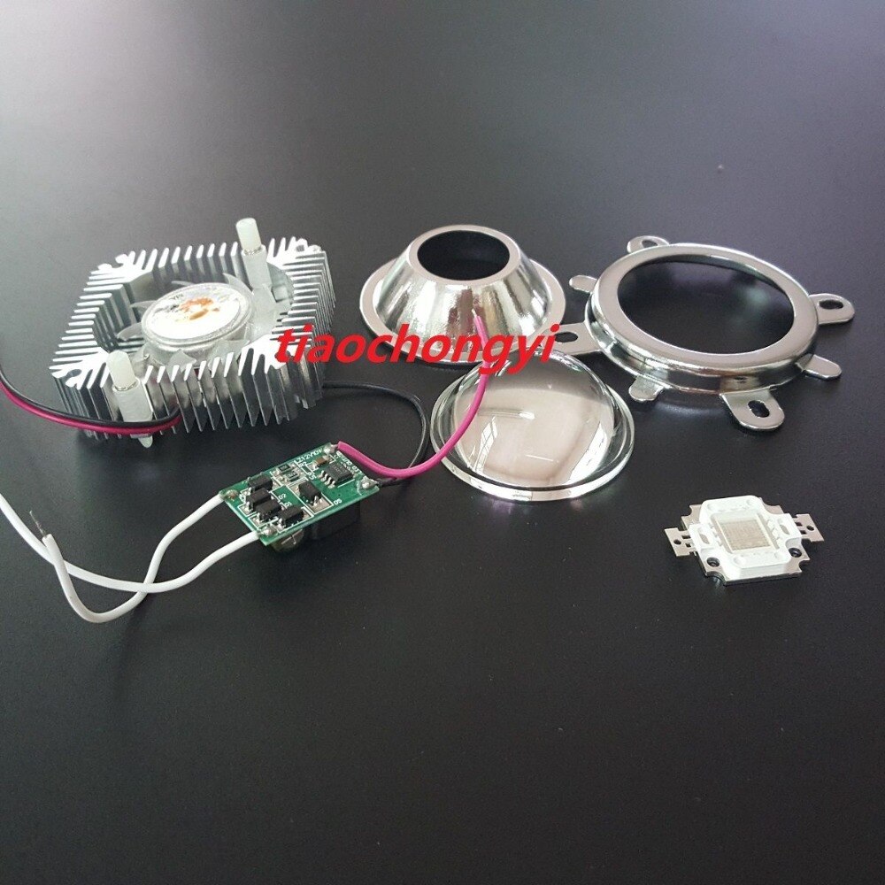 10w kongeblå 440-450nm højeffekt-led +10w driver +... – Grandado