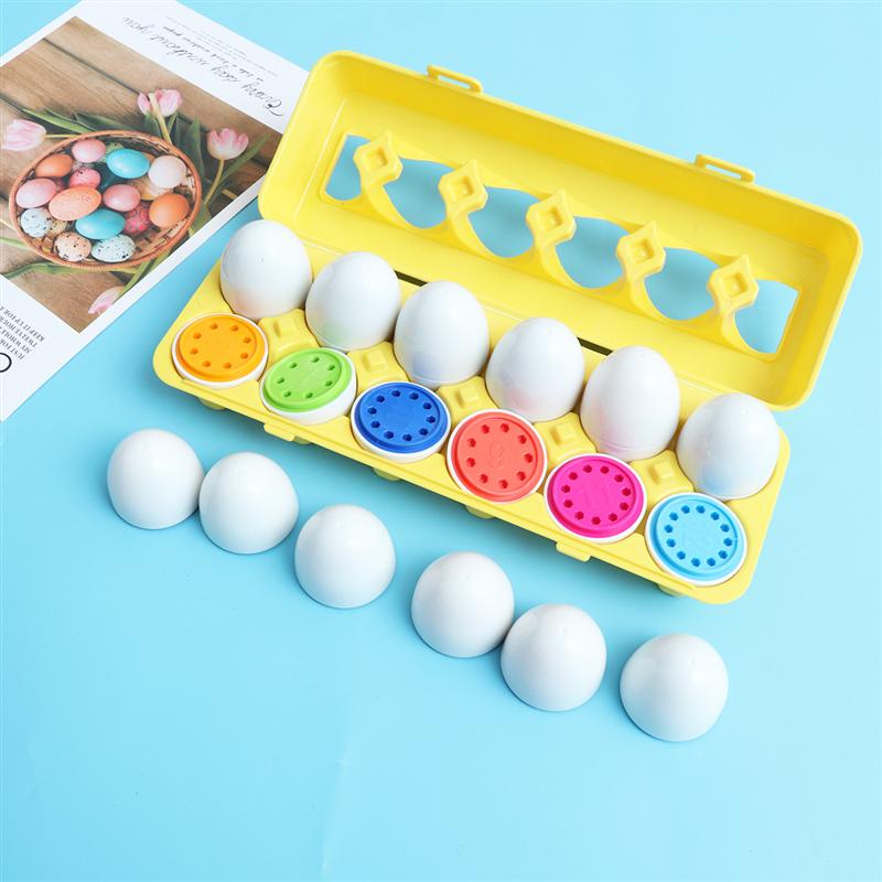 1 Set Matching Eggs Count and Match Shapes Colors ... – Vicedeal