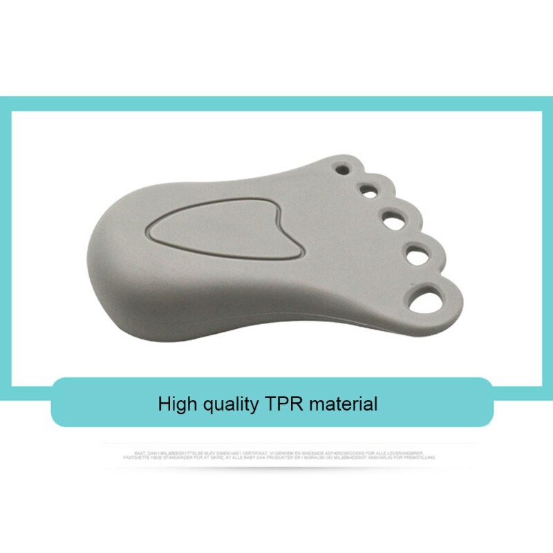 D55E Wedge Door Stopper Foot Shape Finger Protecto... – Grandado