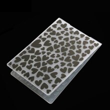 Heart shape Plastic Embossing folder Template for ... – Vicedeal