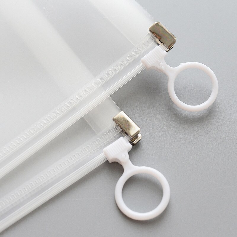 4Pcs/Lot A4 File Zipper Folder PVC Document Bag Sc... – Grandado