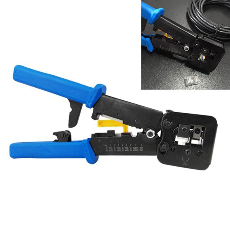 Ez Rj45 Crimp Tool for Cat 5 / Cat 6 Ez Pass- Thro... – Grandado