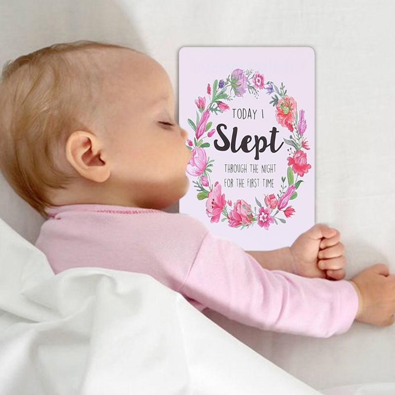 Baby Milestone Photo Cards Age Markers & Unique Fi... – Grandado