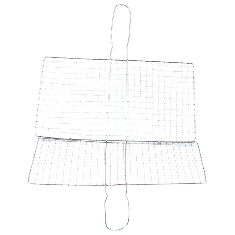Rvs Bbq Vis Vlees Netto Barbecue Grill Mesh Draad ... – Grandado