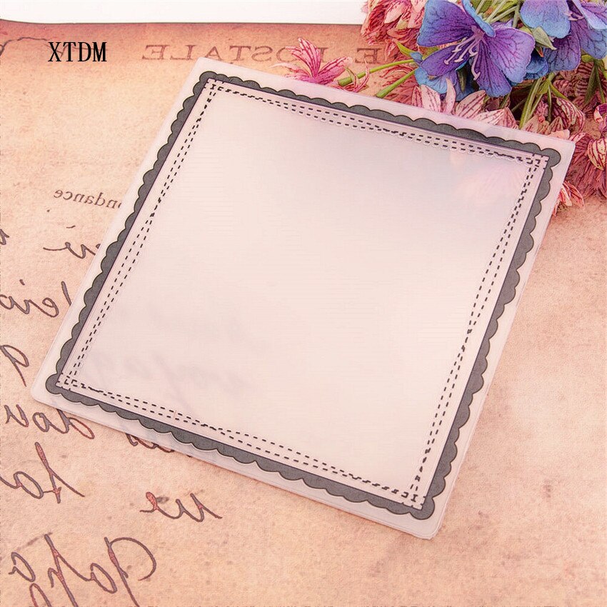 Easter plastic Square frame template craft card ma... – Grandado