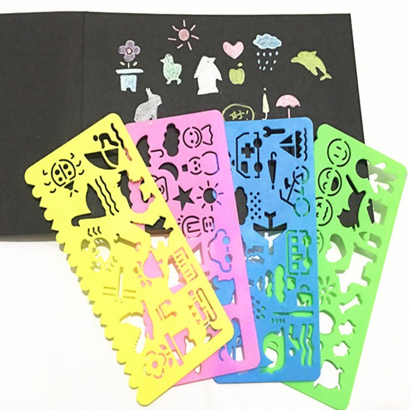 Magic Kleur Rainbow Scratch Art Paper Card Set Met... – Vicedeal