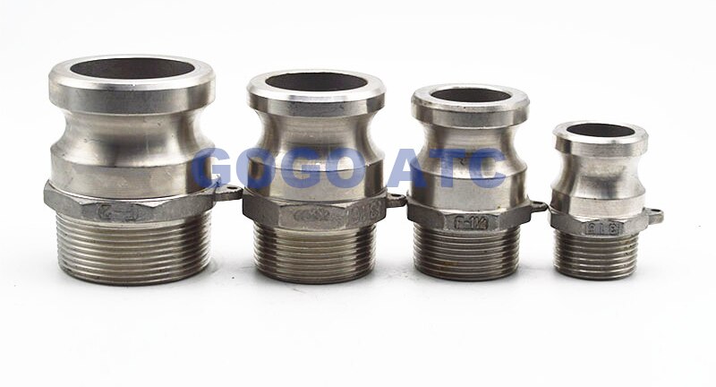 Stainless steel 304 male thread quick coupler Type... – Grandado