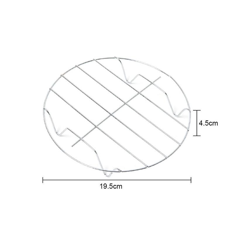 High leg cooking rack round stainless steel steami... – Grandado