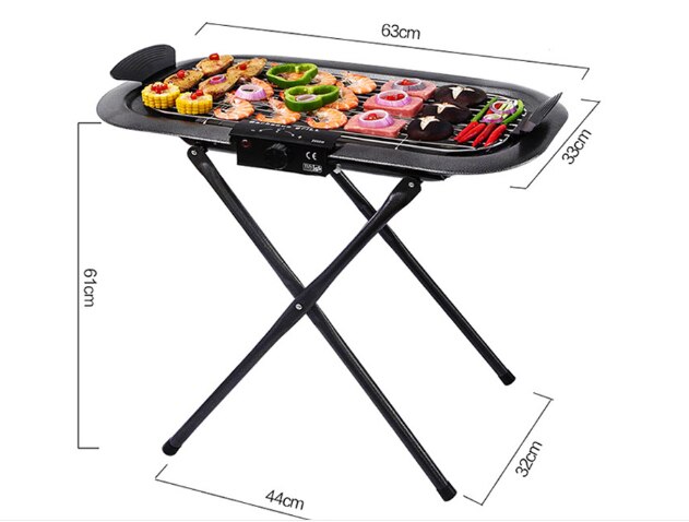 Korean BBQ Grill Pan Electric Indoor Pot Multifunc... – Vicedeal